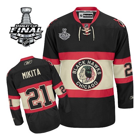 Chicago Blackhawks ＃21 Men's Stan Mikita Reebok Authentic Black New ...